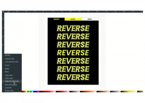 How to Create Stacked Text Poster Design in Inkscape - Zakey Design