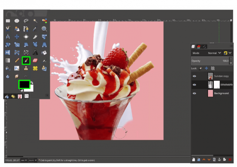 How to Create Ice Cream Poster Design in GIMP - Zakey Design