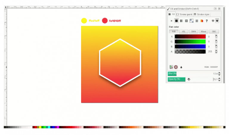 How to Create an Abstract Modern Frame Background in Inkscape - Zakey ...