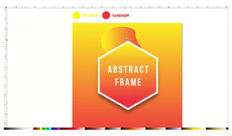 How to Create an Abstract Modern Frame Background in Inkscape - Zakey ...