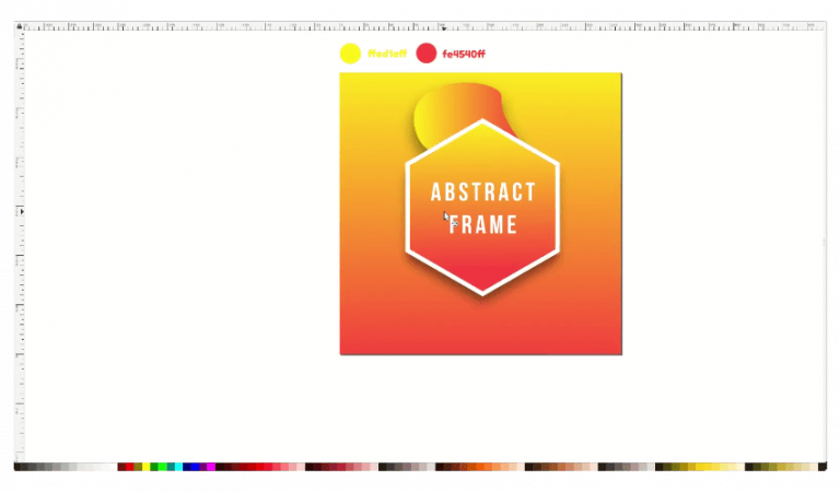 How to Create an Abstract Modern Frame Background in Inkscape - Zakey ...