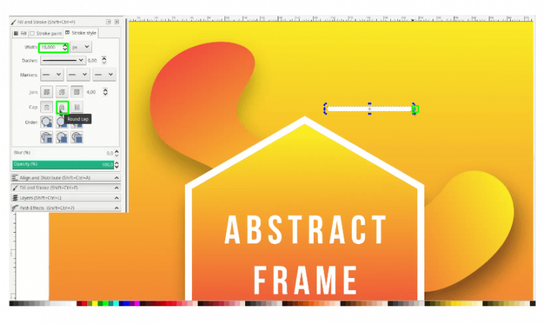 How to Create an Abstract Modern Frame Background in Inkscape - Zakey ...