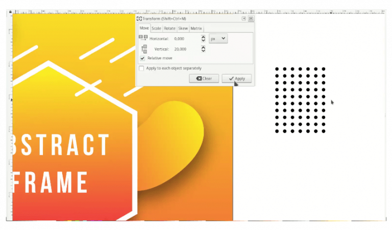 How to Create an Abstract Modern Frame Background in Inkscape - Zakey ...