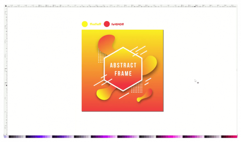 How to Create an Abstract Modern Frame Background in Inkscape - Zakey ...