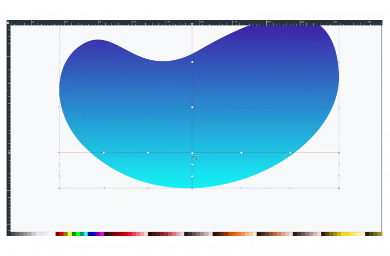 How to create Liquid Gradient Mesh design in Inkscape - Zakey Design
