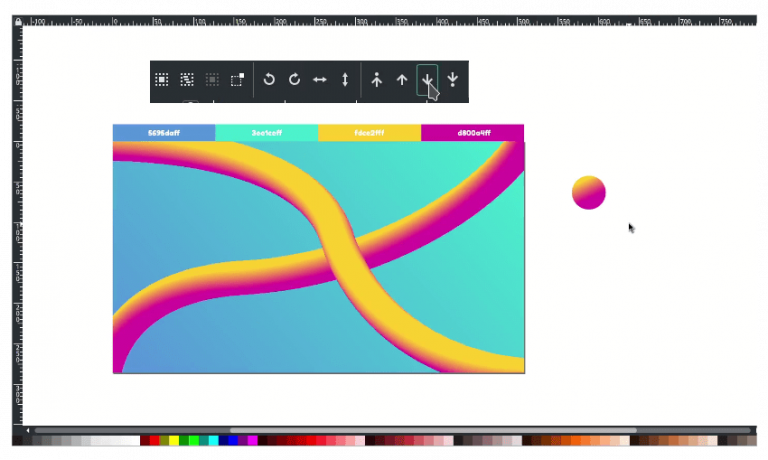 How to Create a Liquid Gradient Effect in Inkscape - Zakey Design