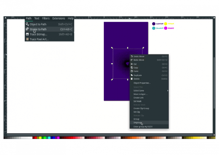 How to Create Dynamic Wave Line in Inkscape - Zakey Design